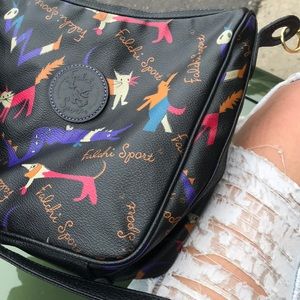 Carlos Falchi | Bags | Vintage 8s Falchi Sports Animal Crossbody Bag ...